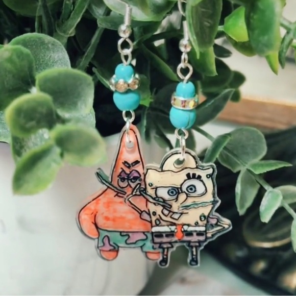 Jewelry | Spongebob Collection 1 Earrings | Poshmark
